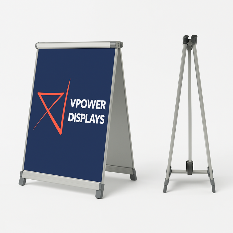 Double-Sided Table Top Standee - vpowerdisplays.in
